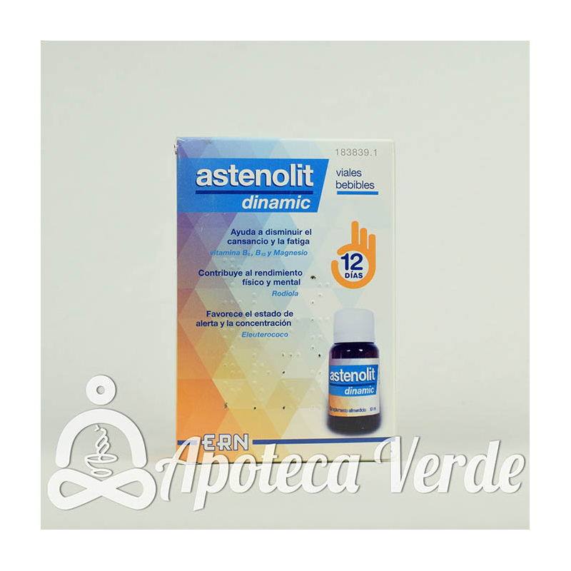 Astenolit Dinamic ERN 12 Viales Bebibles Concentración Energía